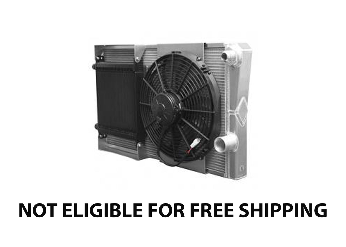 EXTRUDED TUBE CLOSED 27.5" X 16.26" 1 3/4" OUTLET W/PWR OC & SPAL 13 ...